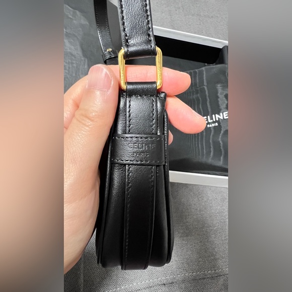 Celine | Bags | Authentic Celine Black Mini Ava Shoulder Bag In Box ...